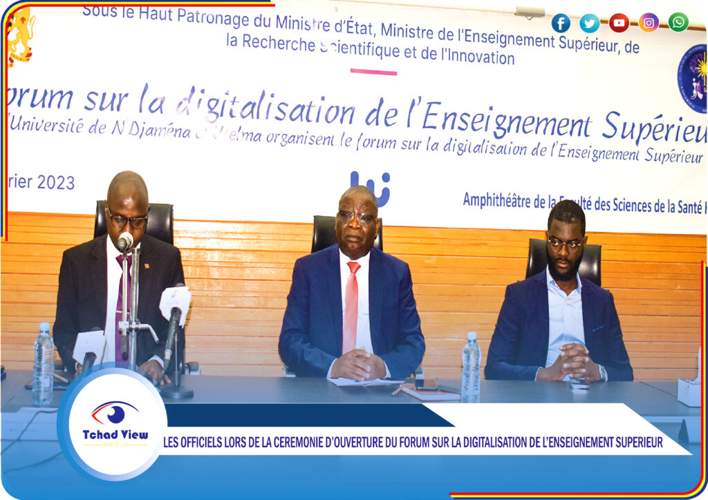 Lors du Forum sur la digitalisation de l’Enseignement Su